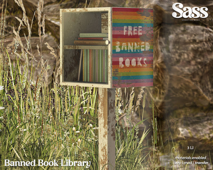 Second Life Marketplace - Sass [Banned Book Library]
